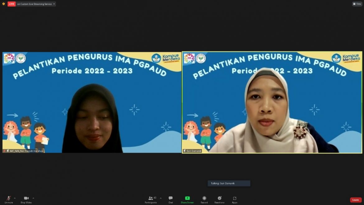 PELANTIKAN KEPENGURUSAN IMA PG-PAUD FIP UNIMED TAHUN PERIODE 2022-2023 ...